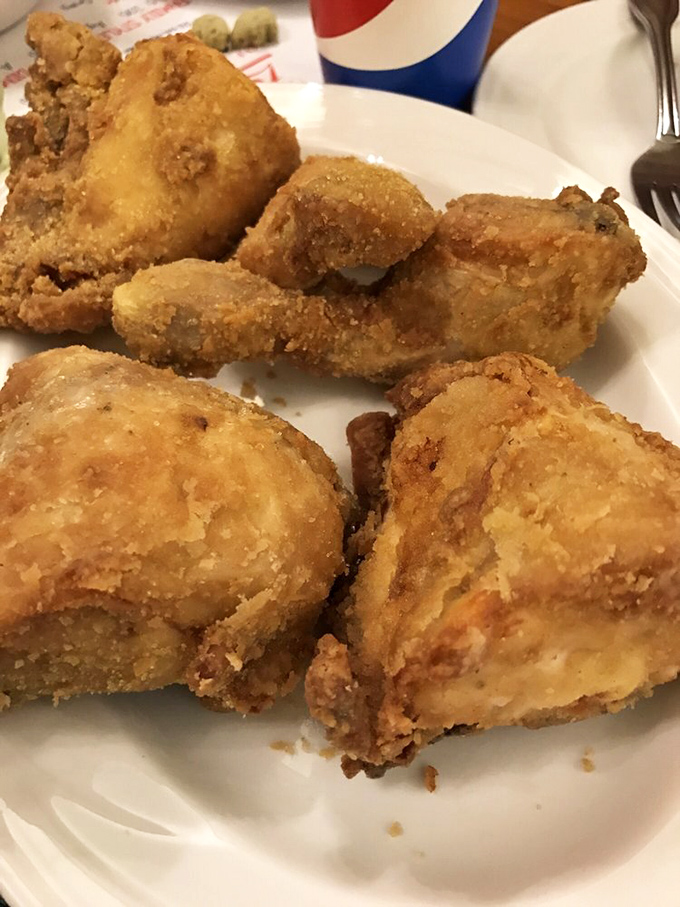 Fried chicken so consistently perfect it makes you wonder if they've secretly cloned their best chef from 1950 and kept the recipe in a vault.