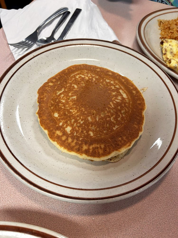 The perfect pancake doesn't need fancy toppings&mdash;just that ideal golden hue and airy interior that soaks up syrup like a dream.