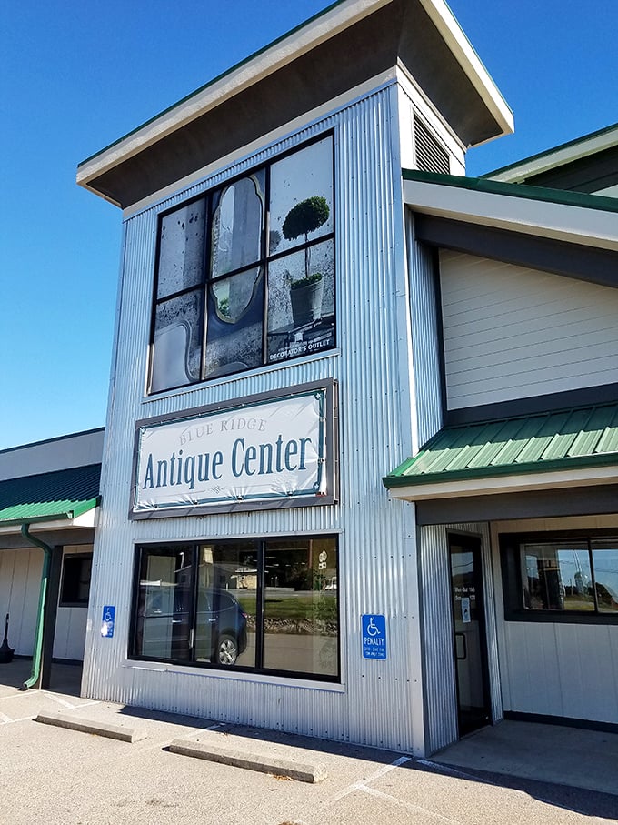 The Blue Ridge Antique Center beckons treasure hunters with promises of yesterday's gems waiting to be rediscovered.
