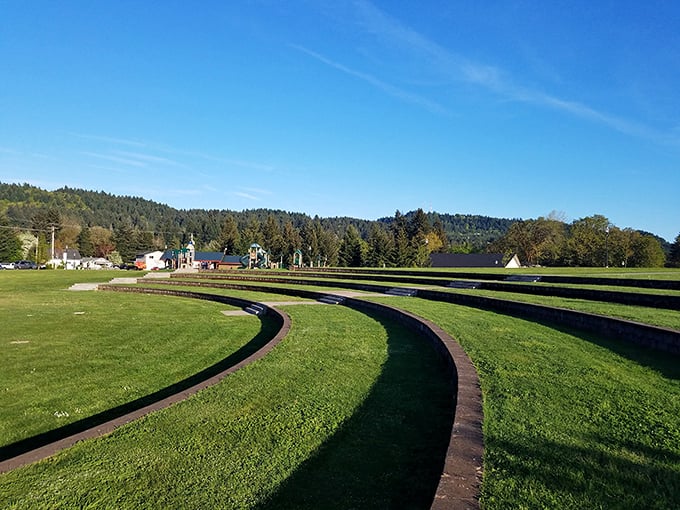 Bohemia Park's amphitheater design creates natural gathering spaces where community happens without anyone having to force it.