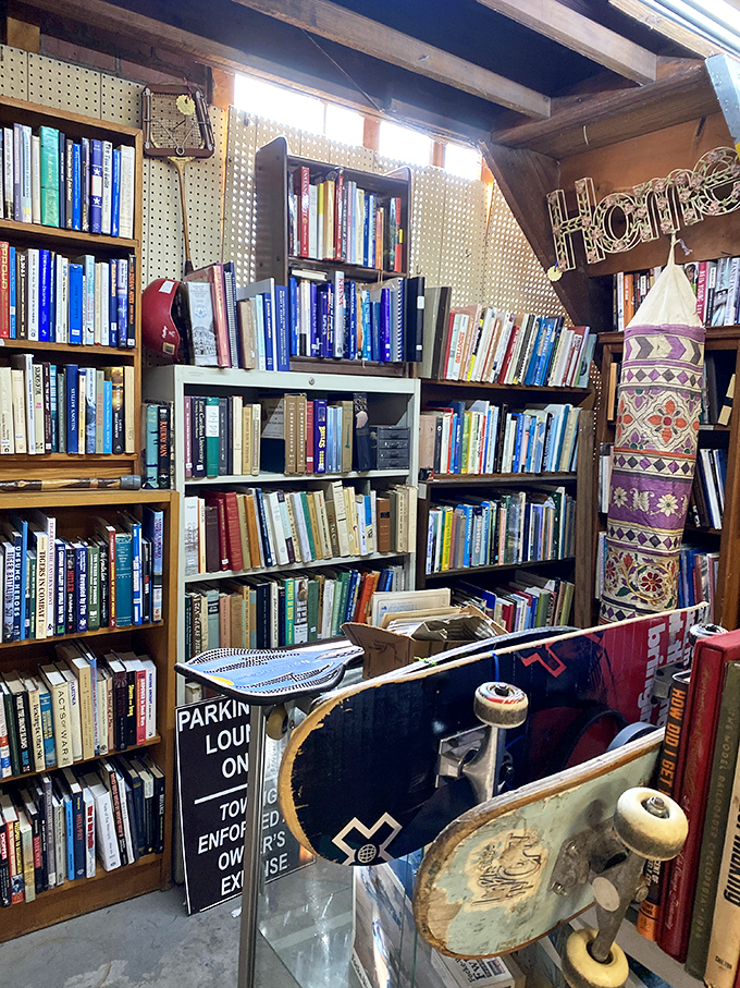 The book nook&mdash;where literary treasures and forgotten bestsellers share shelf space with the comforting scent of paper that's outlived several presidential administrations.