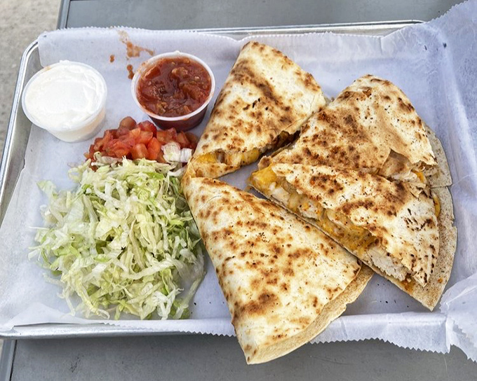 This quesadilla achieves what politicians can't&mdash;bringing different elements together in perfect harmony with enough cheese to make Wisconsin nervous.