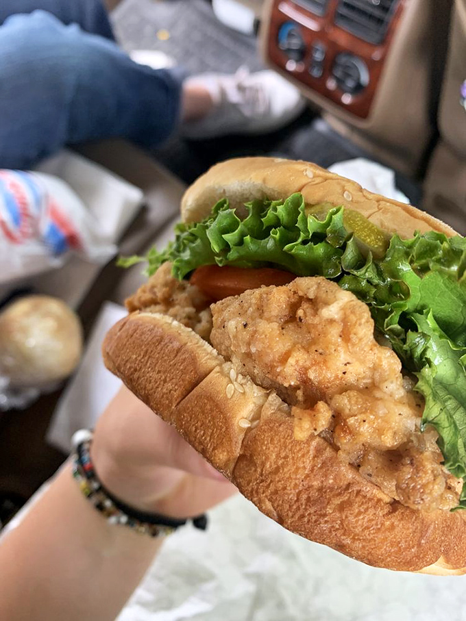 This chicken sandwich isn't just lunch, it's edible architecture&mdash;a perfectly stacked creation where every layer contributes to the symphony of flavors.