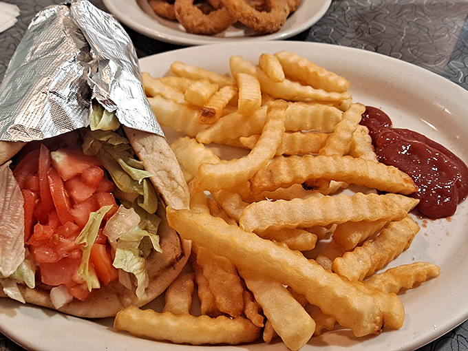When a gyro and fries share a plate, it's not just lunch&mdash;it's a Mediterranean vacation without the passport or uncomfortable middle seat.