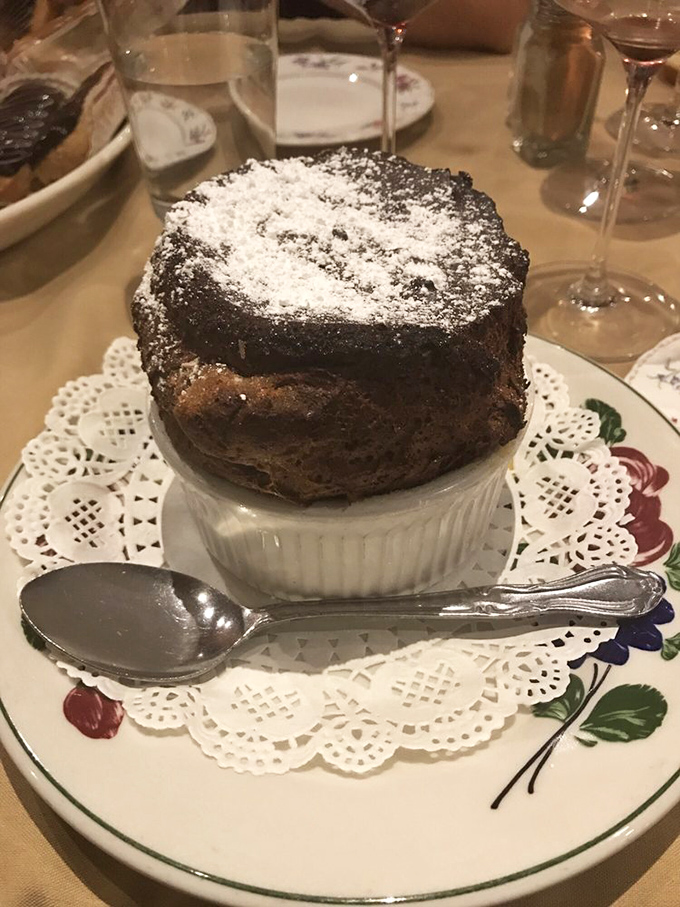 This chocolate souffl&eacute; doesn't just rise to the occasion&mdash;it floats above it. Gravity-defying dessert perfection.