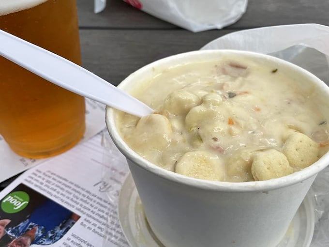 This isn't just clam chowder &ndash; it's a warm, creamy hug in a cup. The kind of soul-satisfying goodness that makes rainy days something to look forward to.