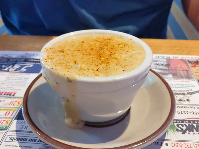 This isn't just soup&mdash;it's a warm hug in a bowl. Sprinkled with spices and served with a side of nostalgia, it's Delaware comfort in liquid form.