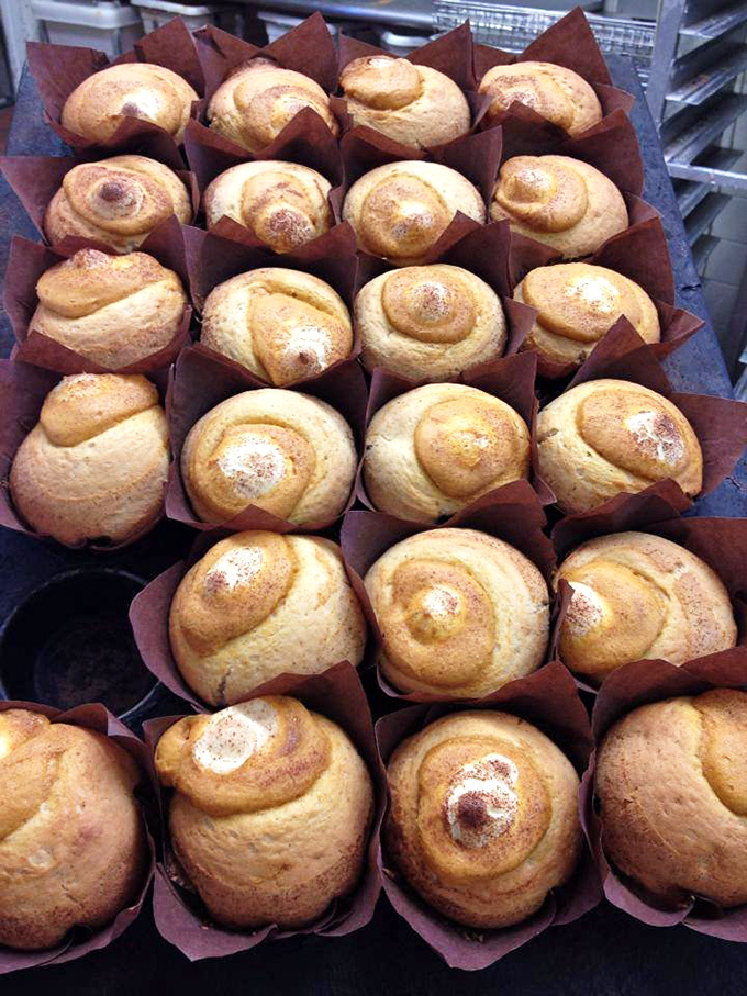 Cinnamon swirls that would make a hypnotist jealous. These muffins don't just rise&mdash;they spiral into baked perfection with mathematical precision.