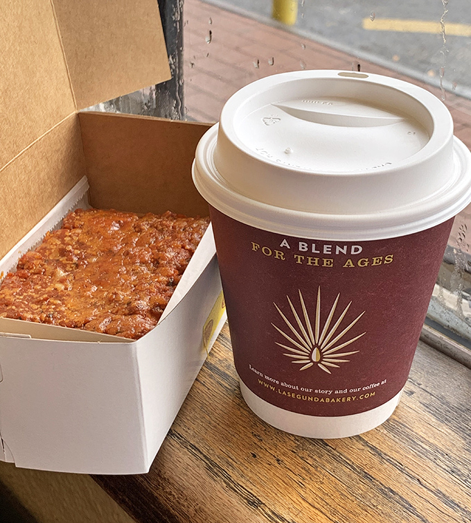 Coffee and pastry: the breakfast of champions who prioritize joy over nutrition. This pairing makes Monday mornings almost bearable.