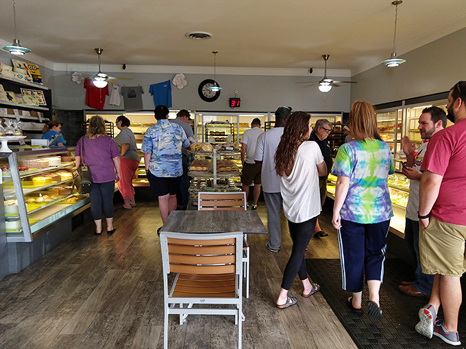 The morning pilgrimage to Federhofer's &ndash; where decisions are weighty, calories are ignored, and no one judges your "one of each" approach.