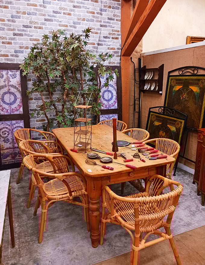 This dining set has hosted more family arguments and holiday feasts than a soap opera. 