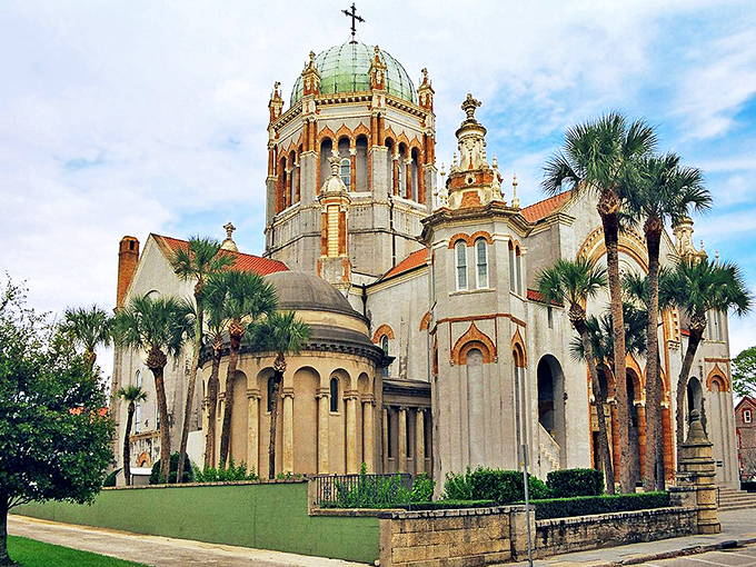 Memorial Presbyterian Church's copper dome catches afternoon light like a beacon. When architecture becomes poetry, you know you're somewhere special.