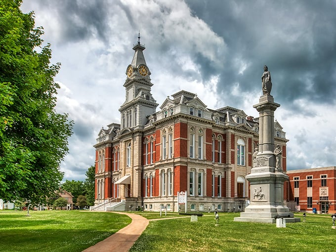 The Carroll County Courthouse commands respect with its Victorian grandeur. If buildings could speak, this one would tell tales spanning three centuries.
