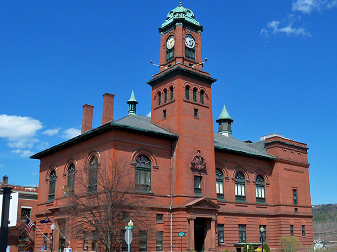 The brick city hall with its distinctive clock tower serves as Claremont's architectural crown jewel – stately, sturdy, and sensible, just like the city itself.