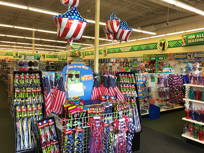 The patriotic display that screams "America!" louder than a bald eagle riding a monster truck through a fireworks factory on the Fourth of July.
