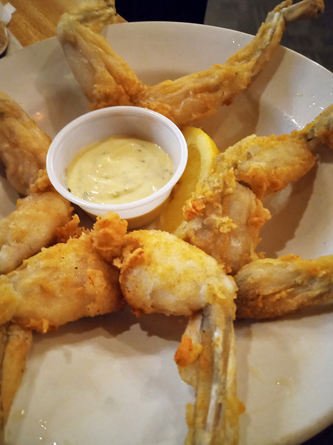 Frog legs so perfectly fried they might just convince you that sometimes the odd choices make for the best stories.