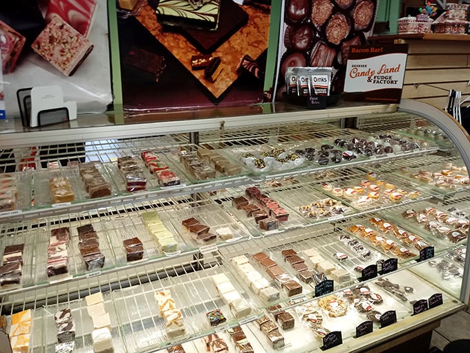 The chocolate display case &ndash; where adults press their noses against glass with the same gleeful anticipation they did as children.
