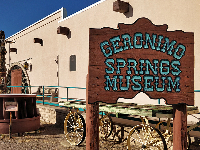The Geronimo Springs Museum doesn't just preserve history – it celebrates it with authentic frontier charm and those impossibly photogenic wagon wheels.