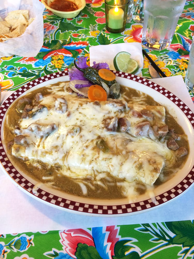 Not all heroes wear capes; some come wrapped in tortillas and bathed in green chile sauce that makes you question every other burrito you've ever known.