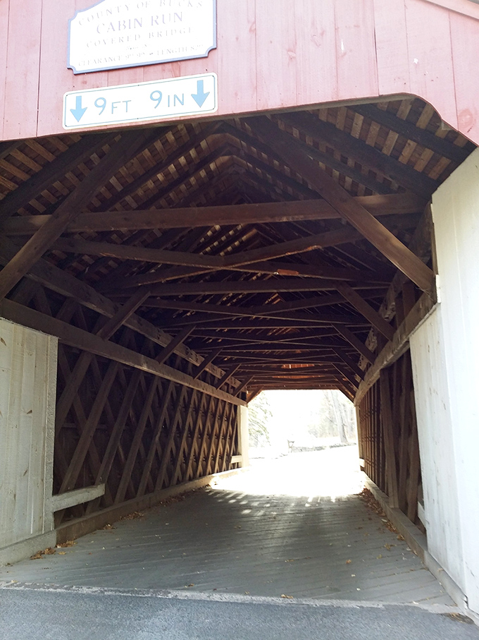 Look up inside the bridge and you'll see the ingenious lattice truss design. Engineering brilliance that's stood for 150 years without a single software update. P