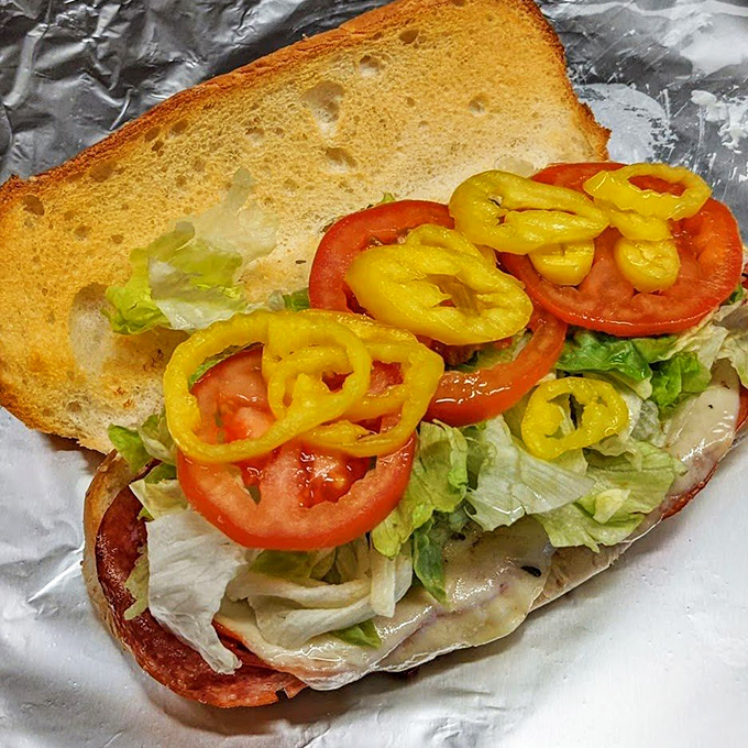 The Italian sub that makes you understand why sandwiches deserve their own food group. Those banana peppers add the perfect zing!
