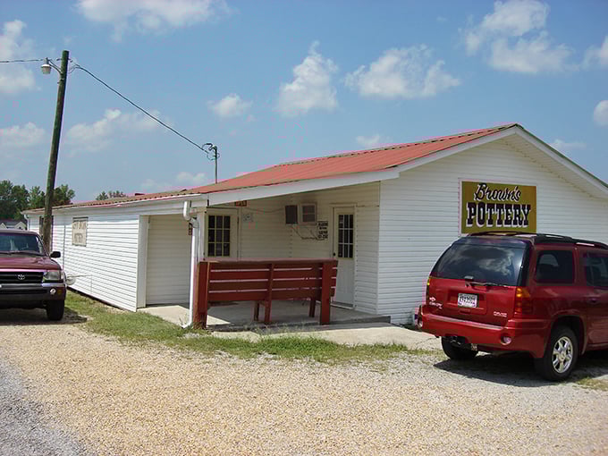 Jerry Brown's Pottery showcases local craftsmanship that big box stores can only dream of replicating with their "artisanal-style" mass productions.