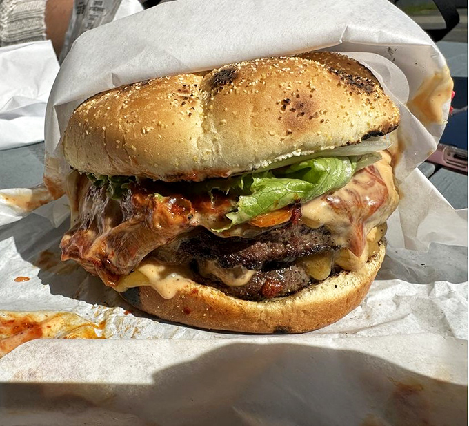 East meets West in this flavor explosion&mdash;a classic American burger transformed by Korean-inspired additions that somehow make perfect sense together.