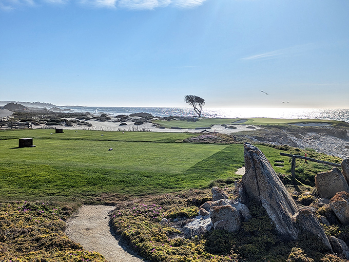 Golf with a view: Where duffers forget their scorecards because they're too busy taking photos that make their friends back home weep with envy.