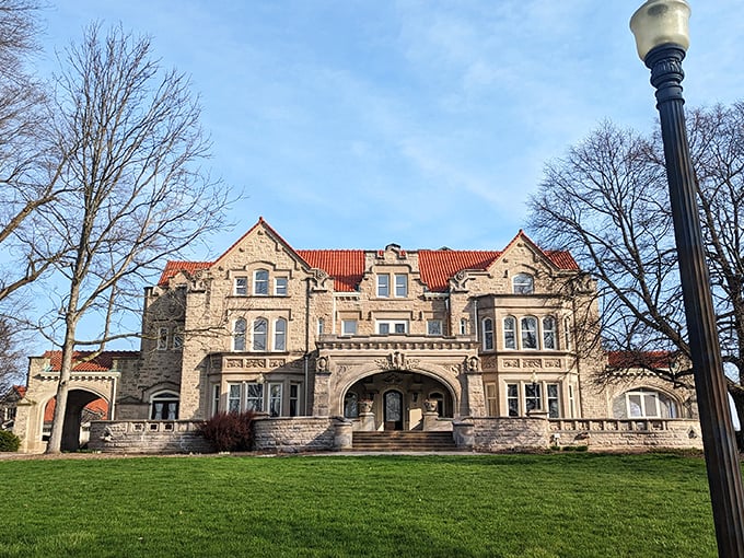 This limestone mansion stands as testament to Muncie's rich history—where Gilded Age grandeur meets accessible public space for today's budget-conscious visitors.