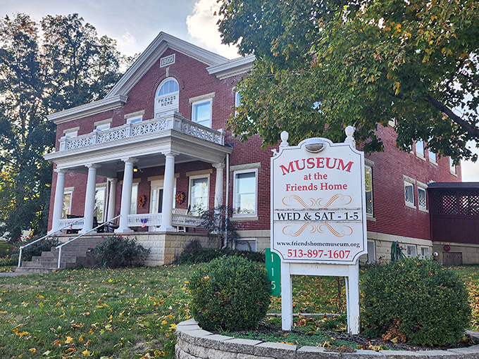 The Museum at the Friends Home stands as a stately reminder of Waynesville's Quaker heritage, with ghost stories included at no extra charge.
