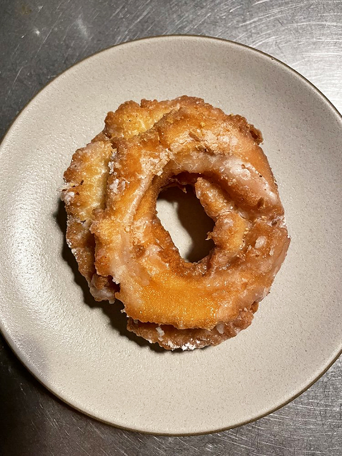 The old-fashioned glazed&mdash;craggier than its raised cousin, with nooks and crannies designed by nature to capture maximum sweetness.