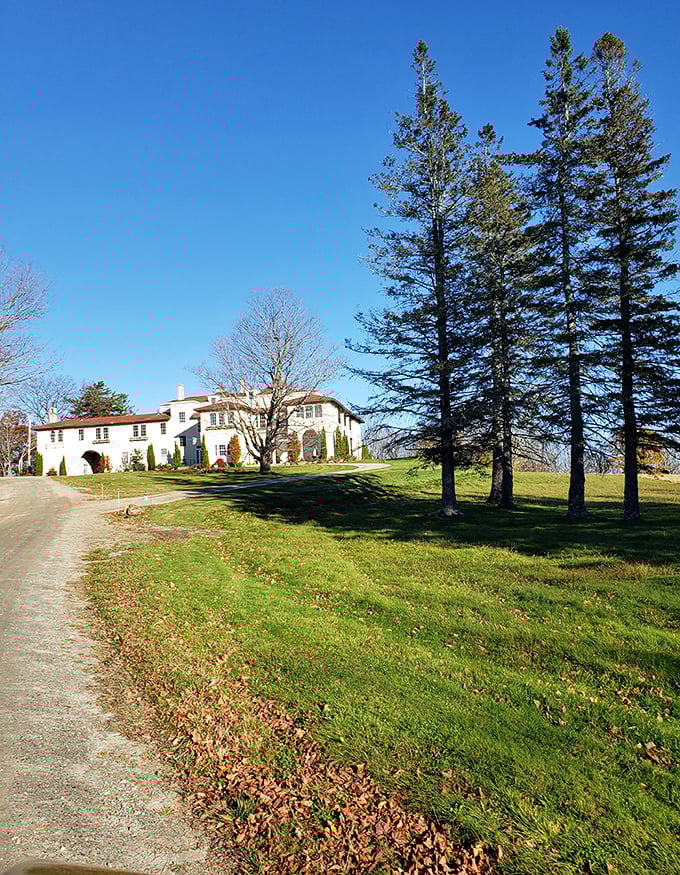 The kind of estate that makes you wonder if you've taken a wrong turn into a period drama. Downton Abbey, New Hampshire edition.