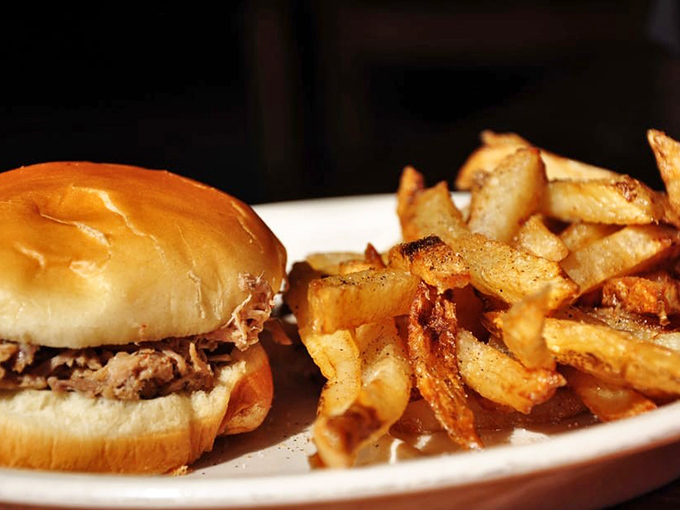 The humble barbecue sandwich &ndash; proof that sometimes the best things in life come between two pieces of bread with a side of crispy fries.