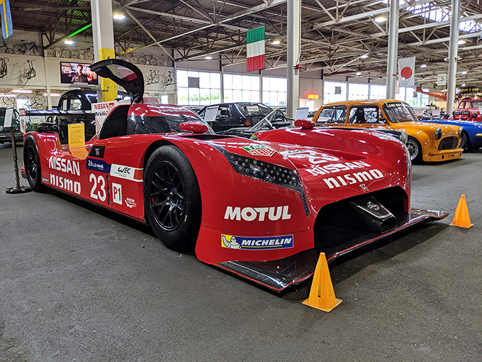 The Nissan GT-R LM Nismo race car&mdash;proof that even in our modern era, designers still create machines that look impossibly fast standing completely still.