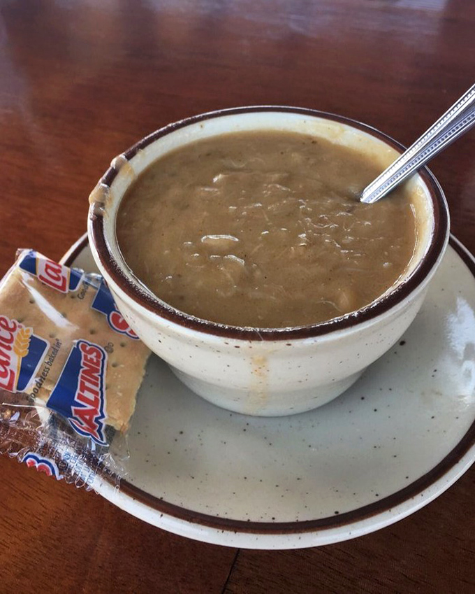 She-Crab Soup that's worth the drive alone. Rich, creamy, and packed with sweet crab meat&mdash;it's basically liquid gold with a spoon.