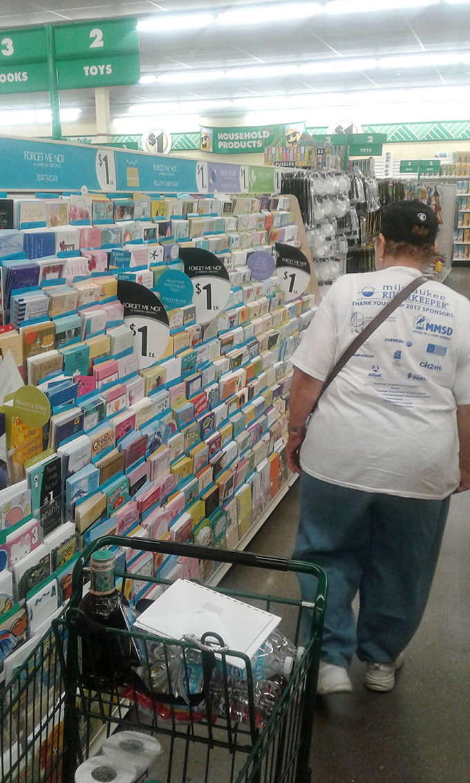 The greeting card aisle: where five bucks gets you five different ways to say "I remembered your birthday without breaking the bank."