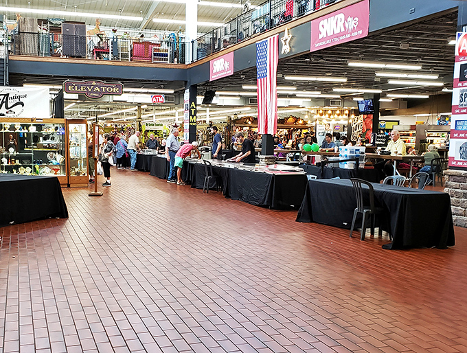 The marketplace's multi-level design means twice the shopping in the same footprint&mdash;like a bargain hunter's game of three-dimensional chess.