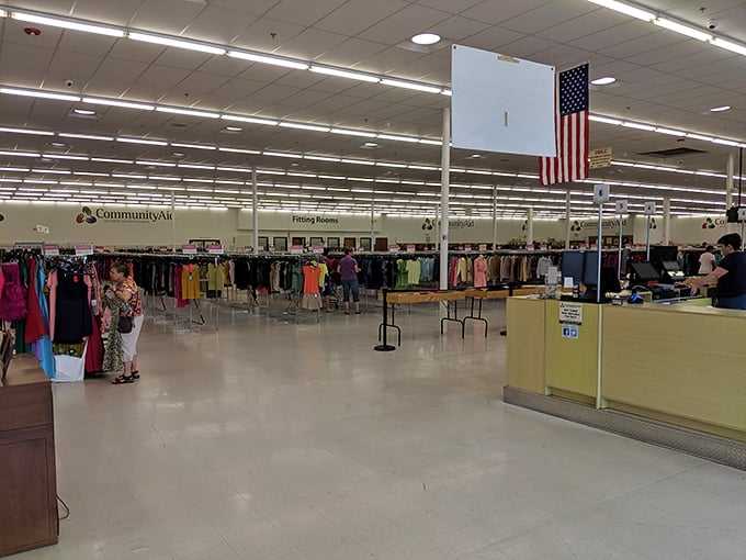 The diverse crowd at CommunityAid proves that bargain hunting transcends all demographics&mdash;we're united by the thrill of the find.