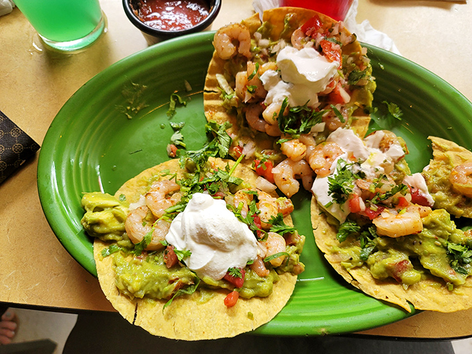 These shrimp tacos aren't just a meal, they're a beach vacation on a plate&mdash;fresh, vibrant, and topped with just the right amount of vacation vibes.
