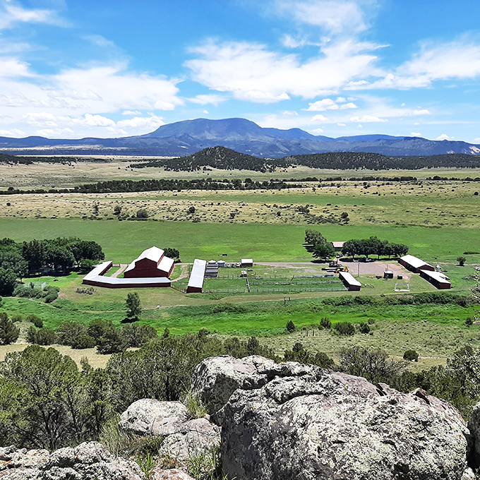 Mountain wilderness stretches endlessly, reminding you that some things can't be improved by human intervention. 
