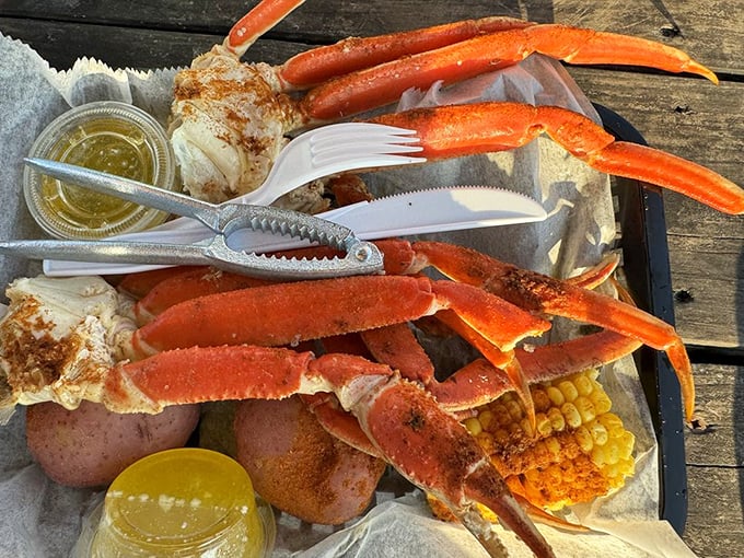 Snow crab legs that require both commitment and drawn butter&mdash;a delicious relationship worth working for.