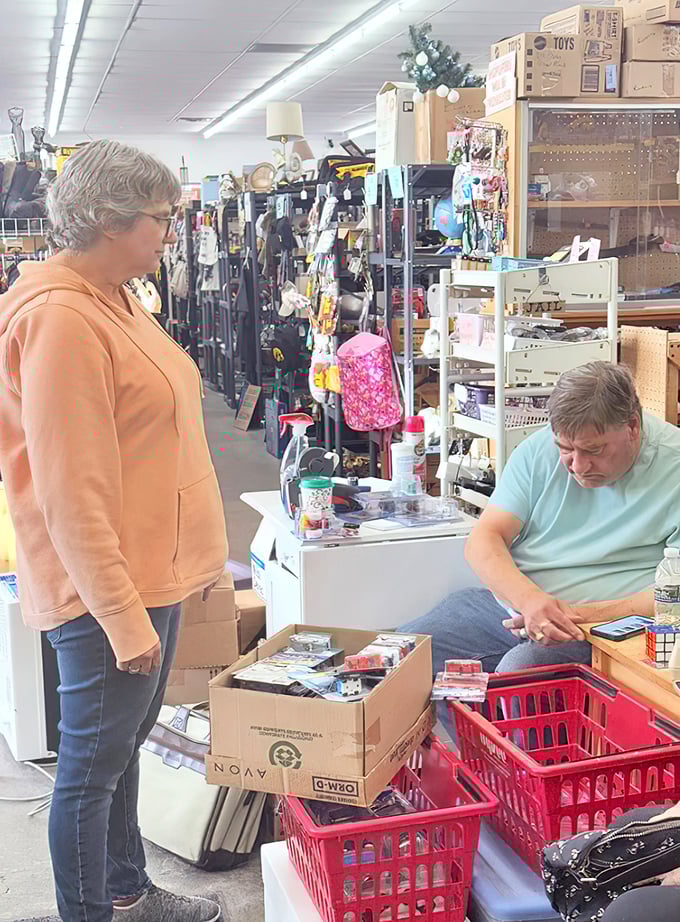 The art of the deal in action. Every transaction at New 2 U comes with a side of stories and shared enthusiasm.