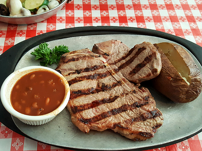 Perfectly grilled steak meets fluffy potato in a partnership more reliable than most Hollywood marriages.
