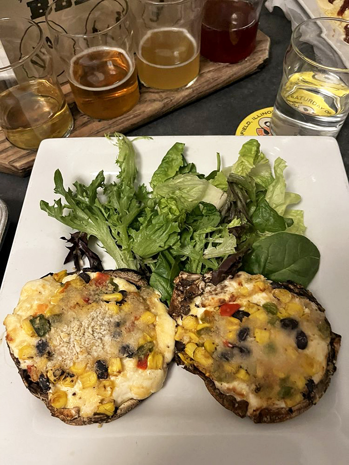 These stuffed portabella mushrooms with mixed vegetables and melted cheese prove that vegetarian options aren't just an afterthought&mdash;they're showstoppers in their own right.