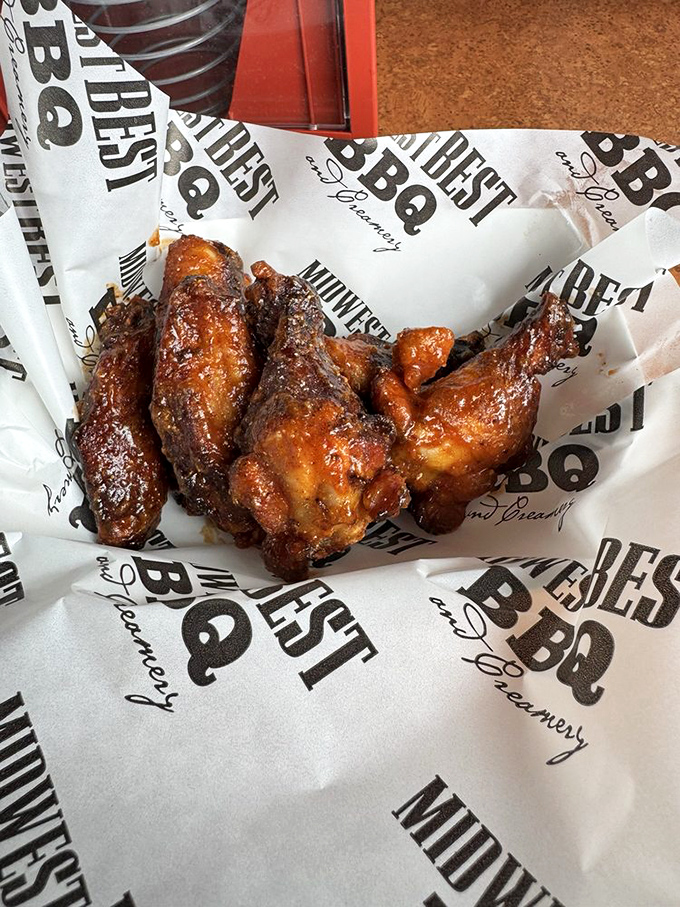 Wings bathed in sticky-sweet sauce that'll have you licking your fingers with zero shame, even in public. Some messes are worth making.