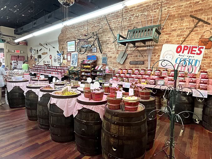 The vintage Coca-Cola cooler isn't just furniture&mdash;it's a red metal time capsule from when soda jerks ruled and "tweet" was just a bird sound.