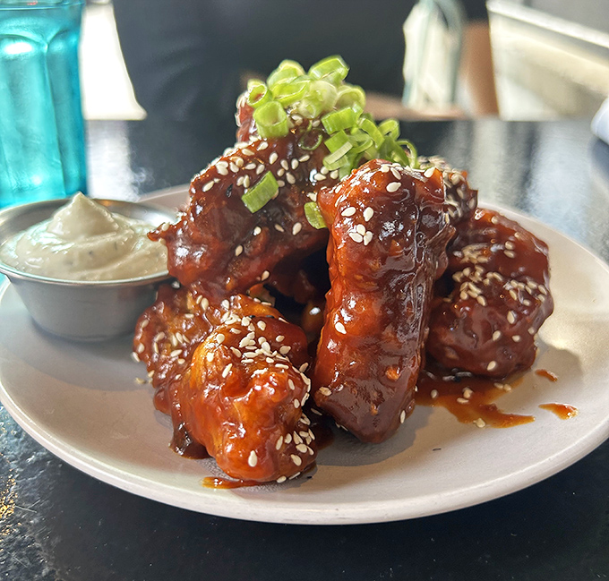 These Korean BBQ "wings" are sticky, sweet, and satisfying enough to make you question everything you thought you knew about plant-based eating.