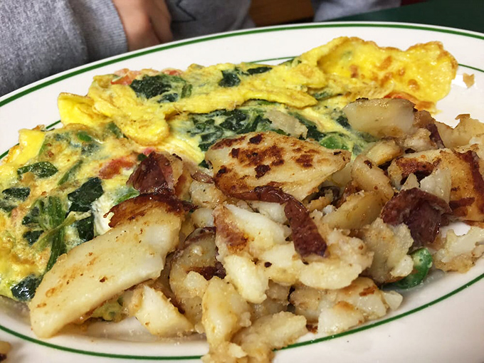 An omelet that proves vegetables can be more than just healthy&mdash;they can be the highlight of your morning symphony.