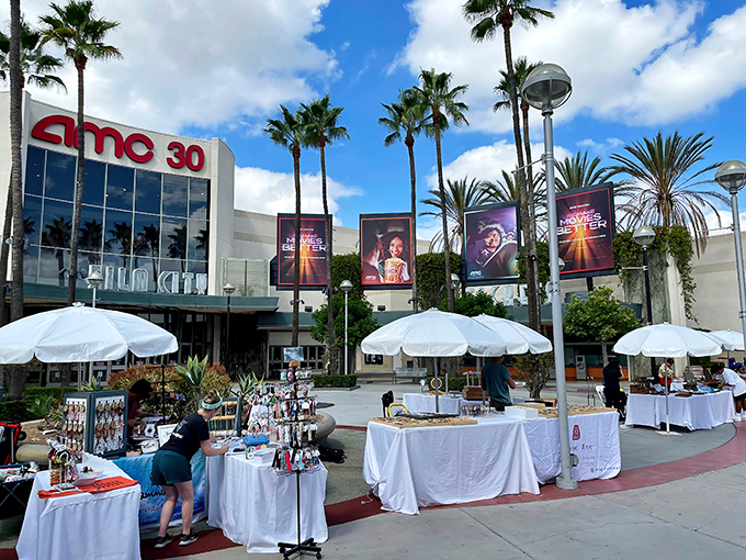 Local vendors add authentic charm to the shopping experience with handcrafted treasures and personal