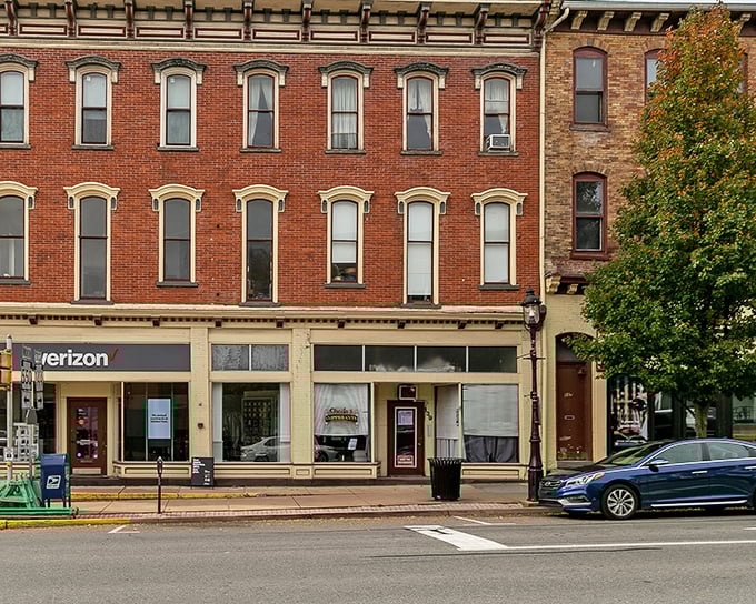 Even the most modern storefronts in Bellefonte look like they're playing dress-up in their grandparents' neighborhood&mdash;and somehow pulling it off beautifully.
